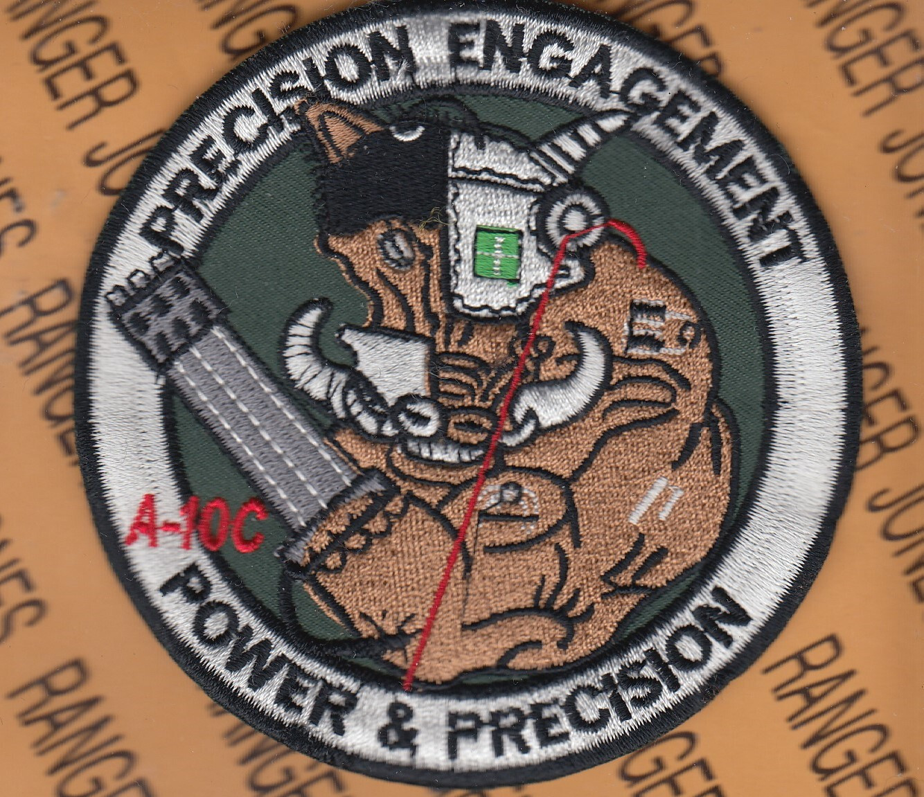 USAF Air Force 25th Fighter Sq FS PILSUNG Power Preision 3.75" patch c ...