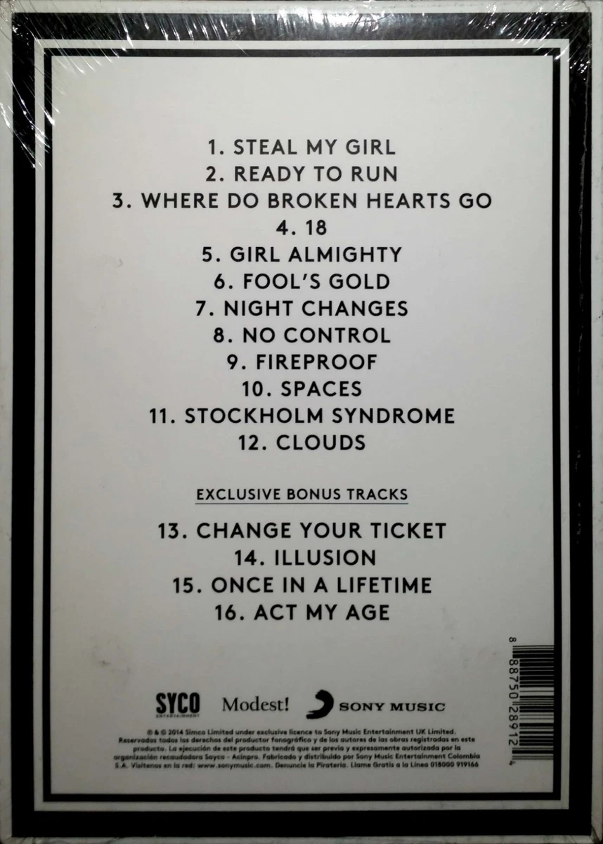 Four One Direction Tracklist
