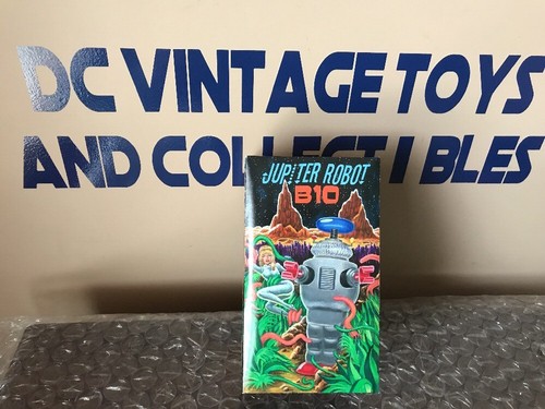 Lost In Space JUPITER B-10 ROBOT tin toy with ORIGINAL BOX LIS-BLUE ...