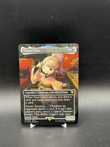 Tataru Taru (Borderless) (Chocobo Track Foil) Commander: Final Fantasy 0466 MTG | eBay