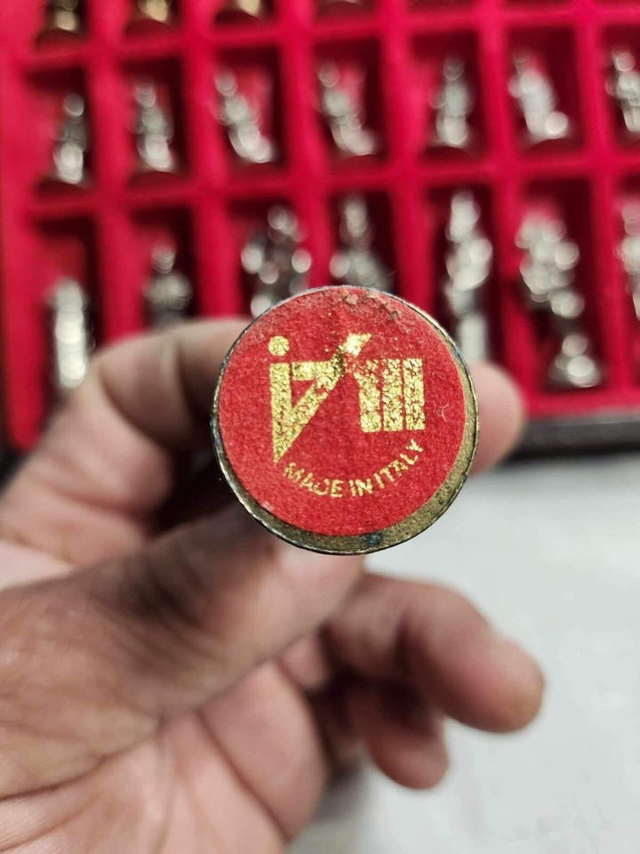 Vintage Chessmen Imperial Cambor Brass Chess Set Pieces Made in Italy ...