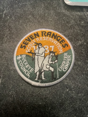 Boy Scouts America Patch Seven Ranges Scout Reservation 1987 Buckeye ...