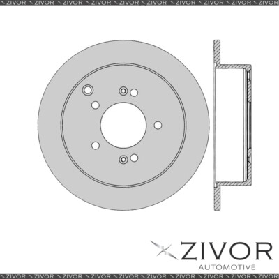 PROTEX Rotor - Rear For KIA SPORTAGE SL 4D SUV AWD 2010 - 2013 By ZIVOR ...