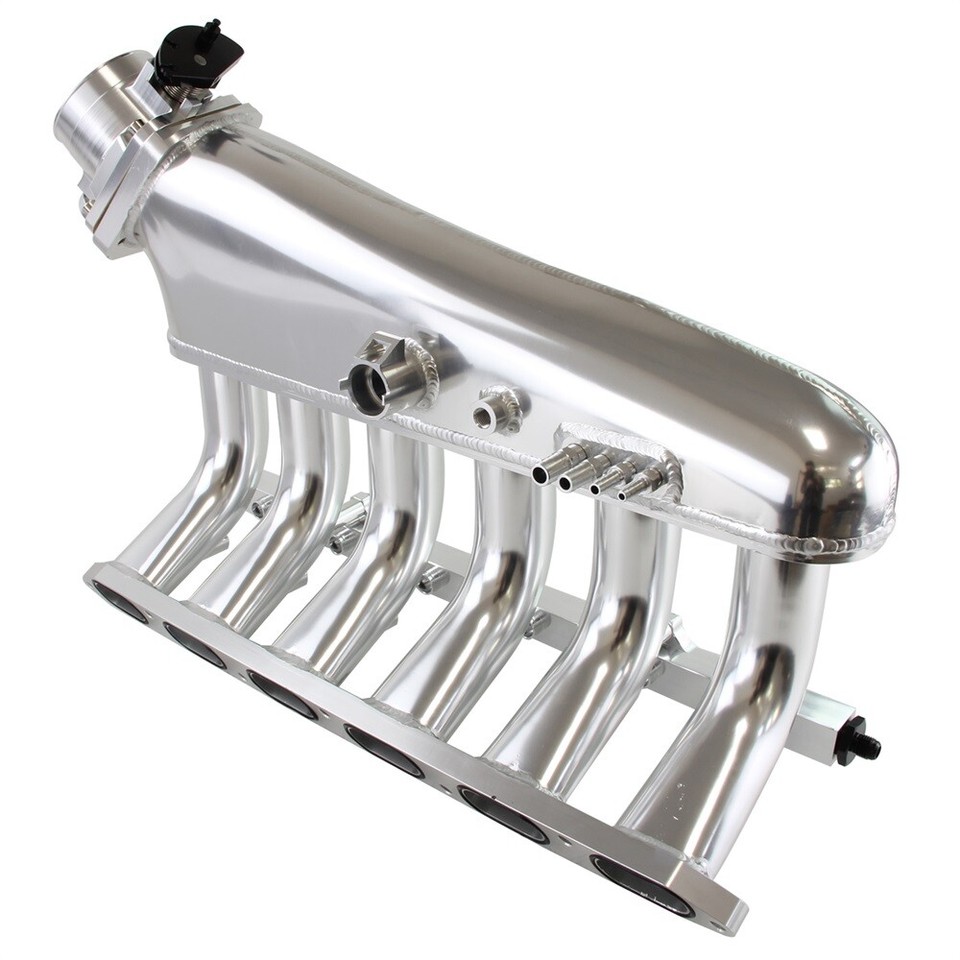 Billet Intake Manifold w/ Fuel Rail kit+Throttle Body BMW E36 E46 325i ...