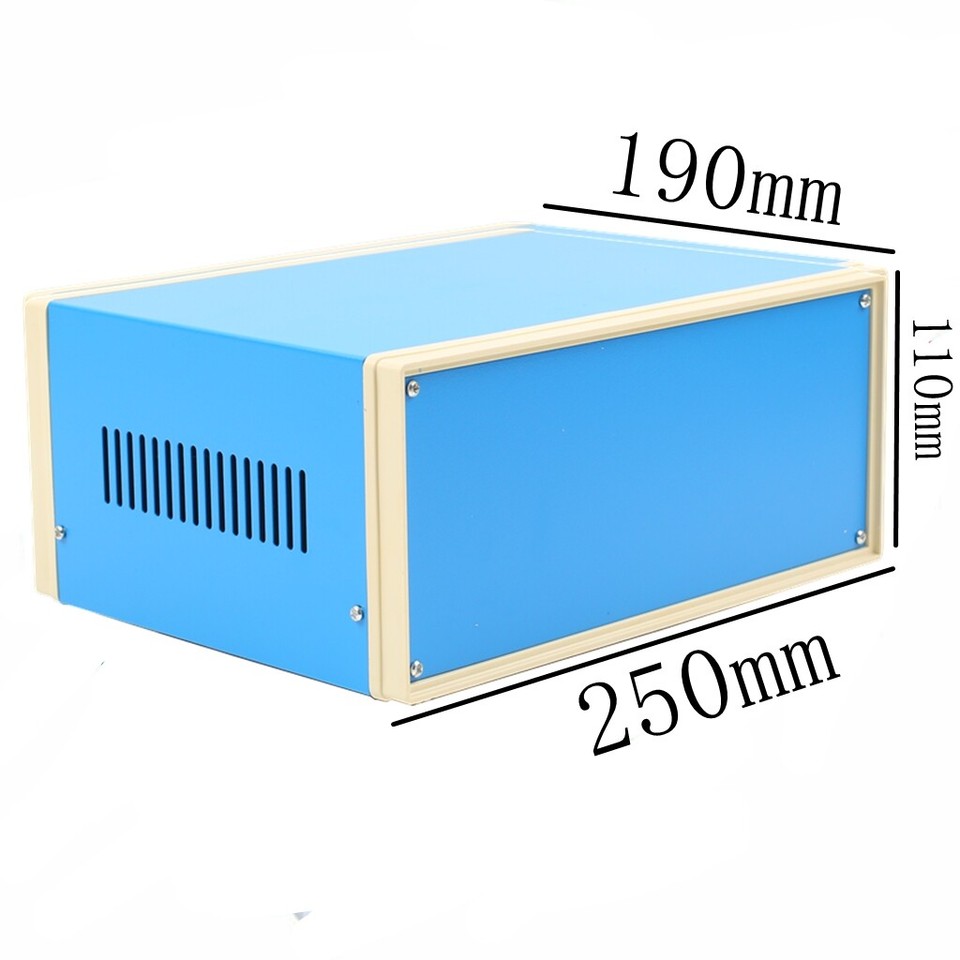 Metal Plastic Electronics Project Box Enclosure Instrument Case Project ...