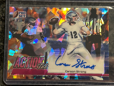 2022 Leaf Pro Set - Carson Strong - ACTION INK AUTOGRAPH SP /15 ...