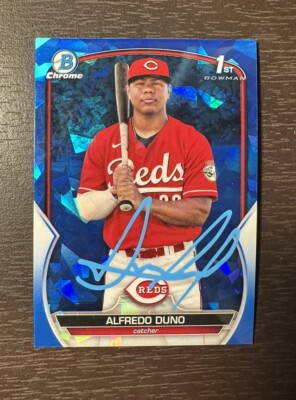 2023 Bowman Chrome Sapphire Alfredo Duno Auto Signed Ip GTP BCP-238 ...