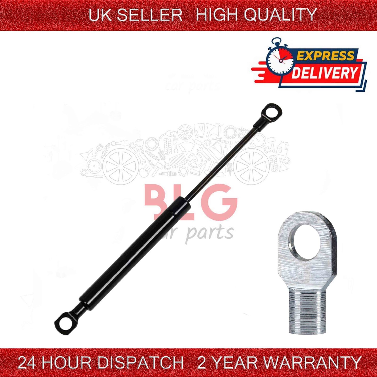 UNIVERSAL HEAVY DUTY GAS STRUTS 200-1000MM 800N-2500N BALLJOINT OR ...