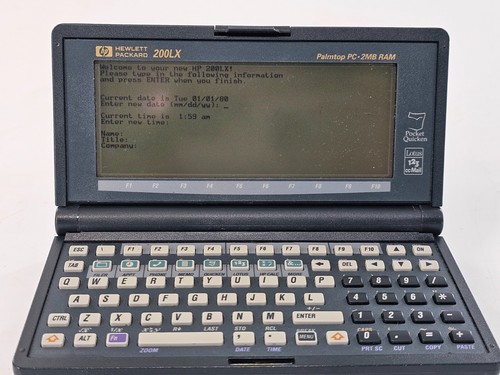 HP Hewlett Packard 200LX Palmtop PC 2mb RAM Case for sale online | eBay