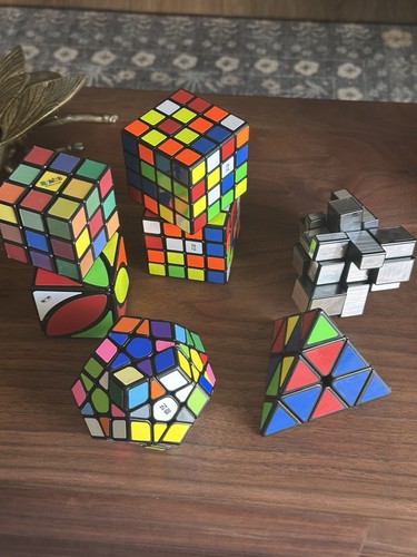 Rubiks Cubes And Other Puzzle Cube Lot Of 7 4x4, 3x3 And Others! | eBay