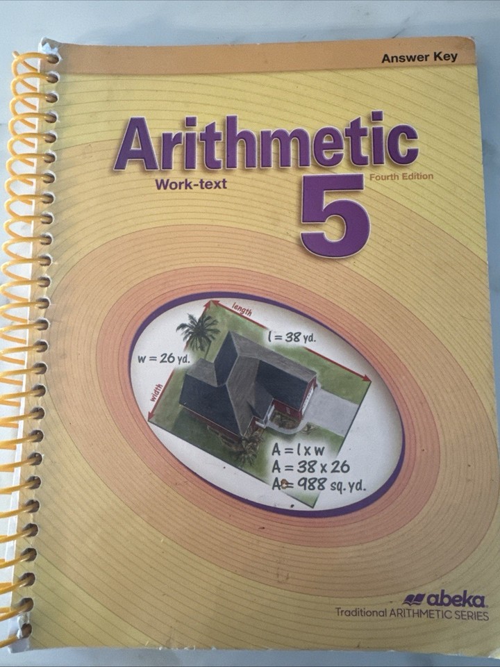 Abeka Arithmetic 5 Work-text Answer Key Fourth Edition | eBay UK
