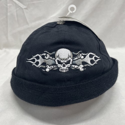 VTG CSI Bullet Proof Skull Cap Black .44 Magnum Tribal Skull & Bones ...