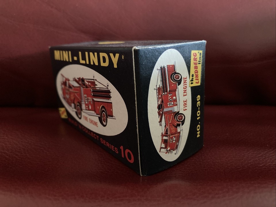 #10 NIOB Vintage Mini Lindy Lindberg Build N Collection Snap Fit Fire ...