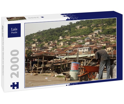 Lais Puzzle - Eine typische alte Stadt im Westen Nigerias - 2.000 Teile ...