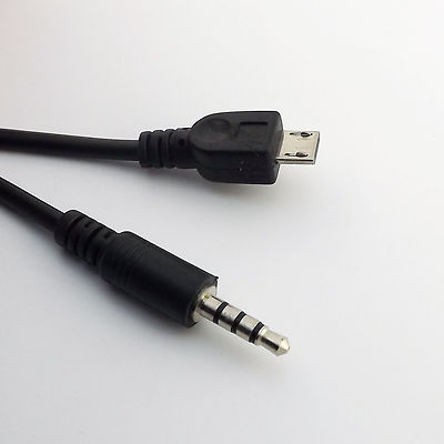 1x Micro USB Male Plug to Stereo 3.5mm Male Car AUX Out Cable for ...