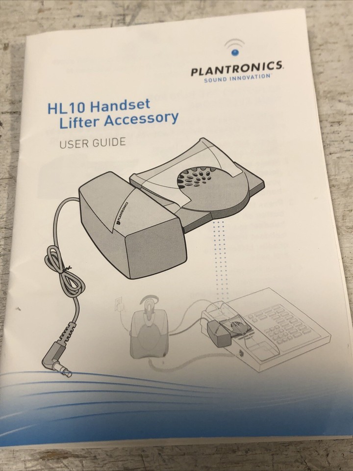 Plantronics HL10 Handset Lifter for CS510 CS520 CS530 CS540 Headsets ...