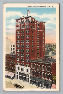 Erie PA Palace Hardware House WB Vtg Postcard | eBay
