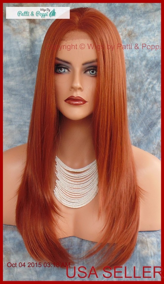 LONG STRAIGHT LACE FRONT WIG | COLOR 130 RED/BROWN | HOT LONG STYLE 140 ...