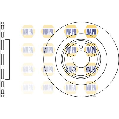 2x Brake Discs Vented For Jaguar XJ X351 5.0 V8 Napa Rear C2C25339 ...