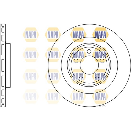 2x Brake Discs Vented For Jaguar XJ X351 5.0 V8 Napa Rear C2C25339 ...