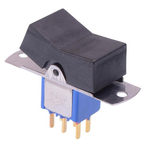 7946ZCD Black On-On Panel Mount PCB Rocker Switch DPDT 0.4A 20V | eBay