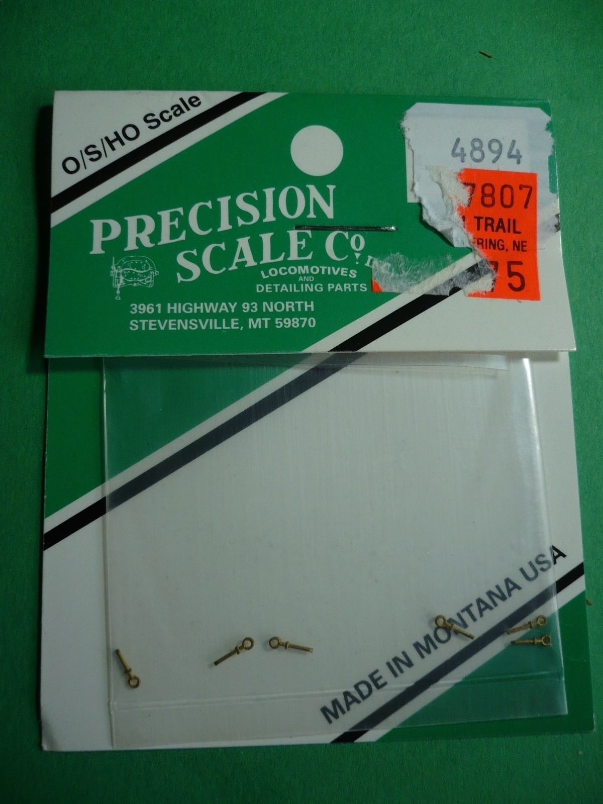 Precision Scale Company all scales #4894 Pipe Brackets, .020" core ...