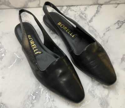 Borelli Flat Slingback Shoes black | eBay