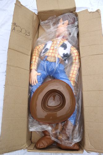 TOY STORY FritoLay Store Promo SHERIFF WOODY 4 Foot 1995 Doll ThinkWay ...