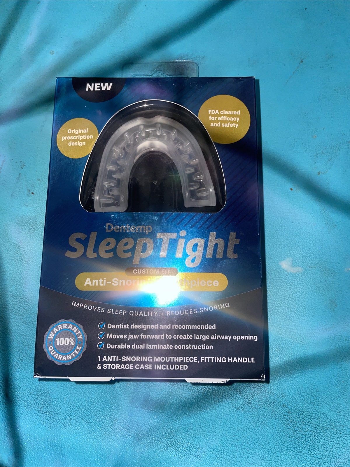 Dentemp SleepTight Mouthpiece, Anti-Snoring Custom Fit Mouthguard | eBay