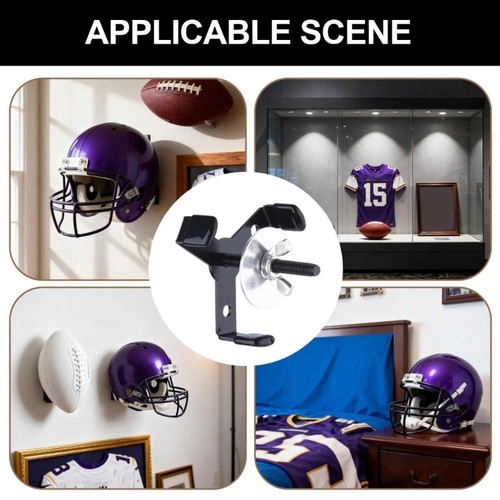 Discreet Helmet Wall Mounting Systems Football Helmet Organizers ...