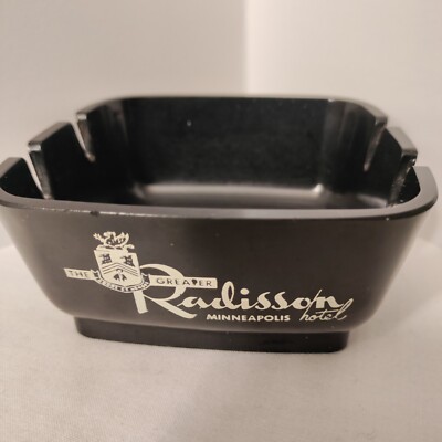 Radisson Minneapolis Hotel ash tray Vintage Saf-T-Dish Ashtray - USA MN ...