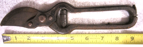 9" antique PEXTO 50 Cutter tool,GARDEN SHEARS PRUNER USA VTG spring ...