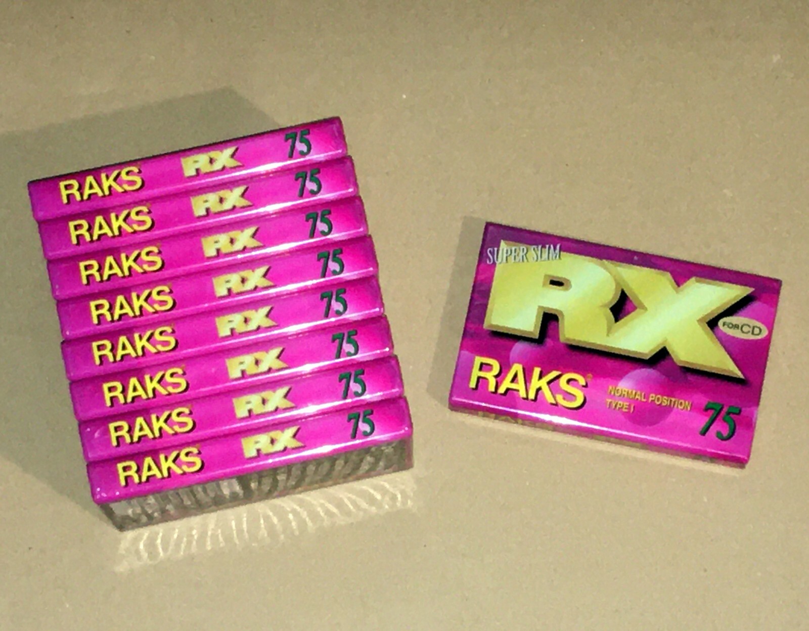 RAKS RX 75 FOR CD BLANK CASSETTE TAPE (SEALED) | eBay