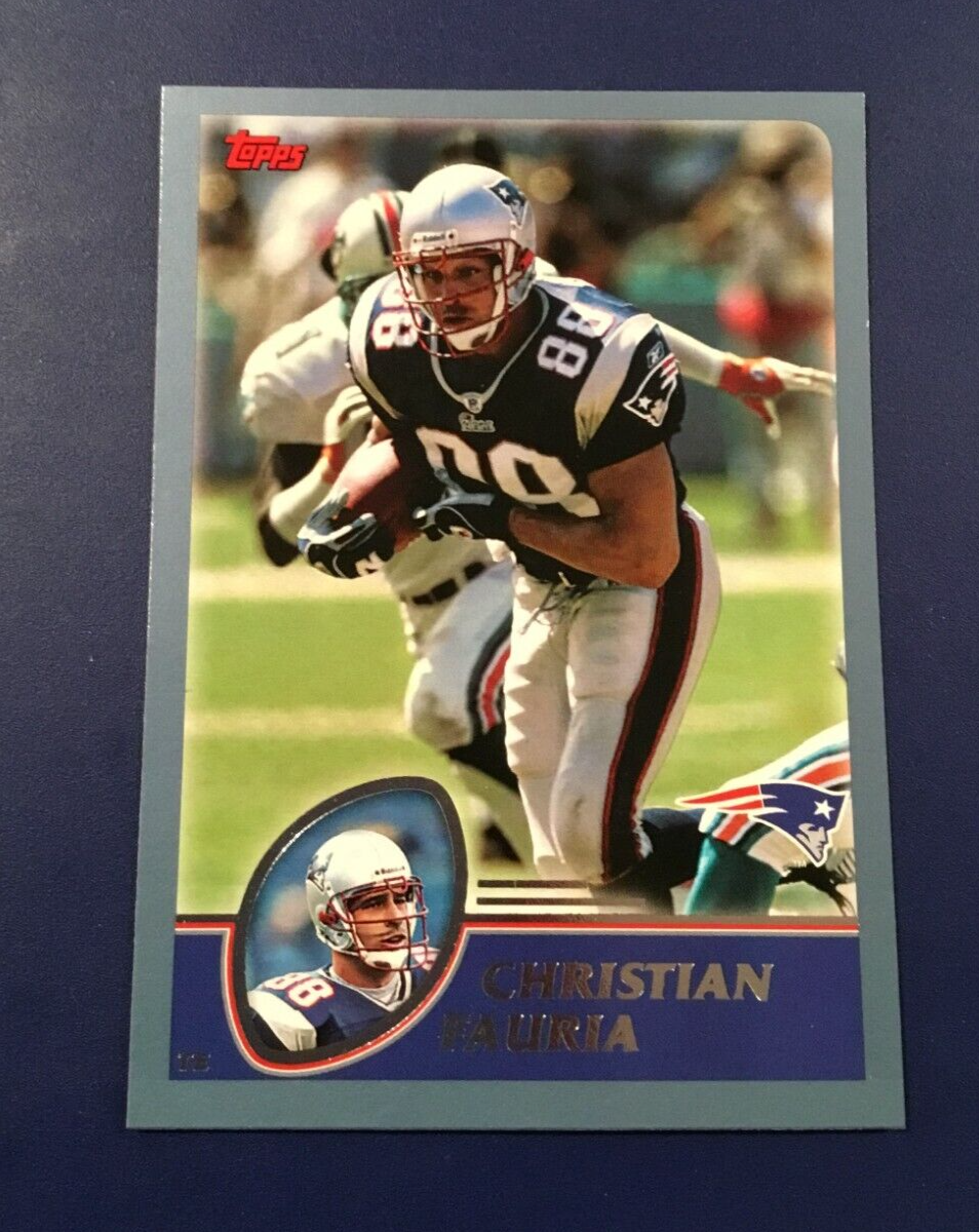 2003 Topps # 115 CHRISTIAN FAURIA New England Patriots Great Card ! | eBay