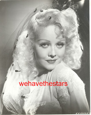VINTAGE Marion Martin BLONDE GLAMOUR BEAUTY '43 DBW Publicity Portrait ...