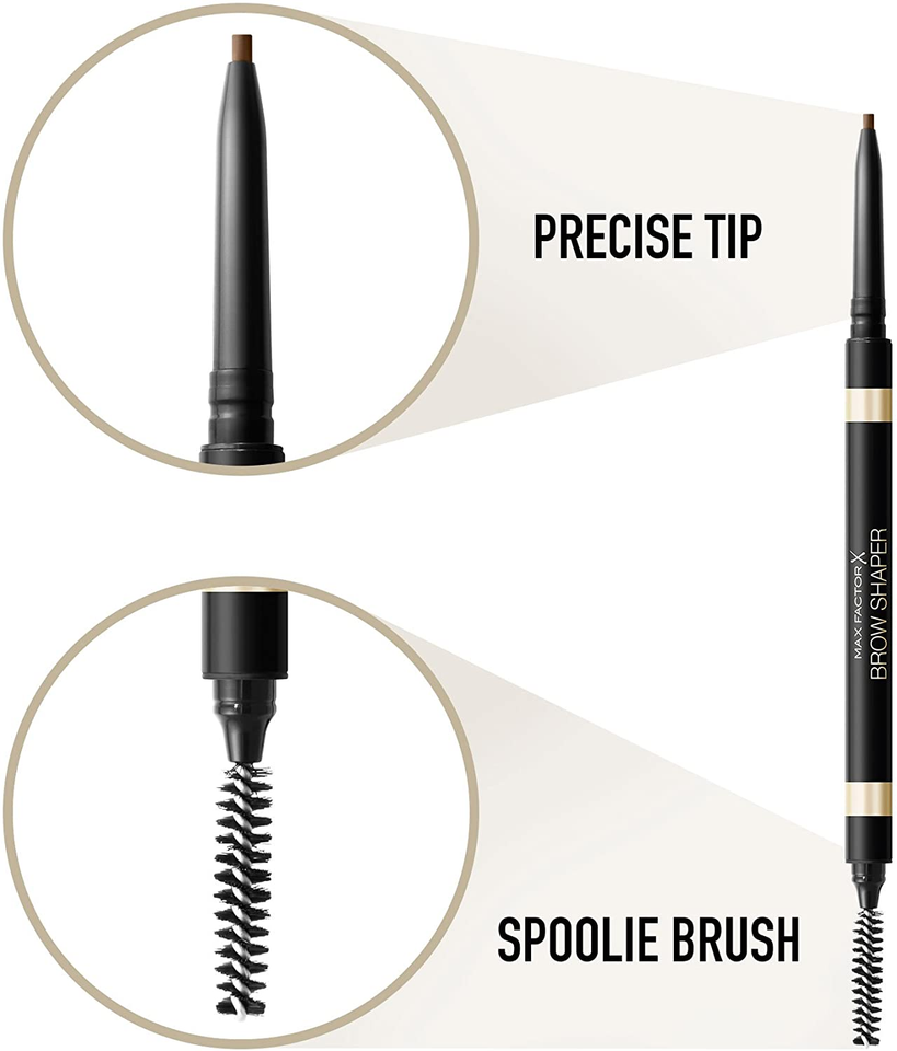 MAX FACTOR Brow Shaper Eyebrow Pencil Natural Looking Ultrafine Tip ...