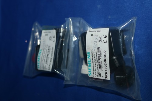 NEW SIEMENS 3RK1902-0CA00 9 PIN + 3RK1902-0CE00 Socket Set Rail ...