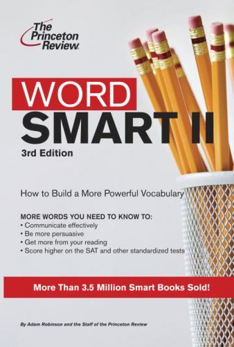 Word Smart II, 3rd Edition; Smart Guide- 037576576X, paperback, Princeton Review 9780375765766| eBay
