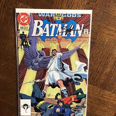 BATMAN #470 ~ SIGNED BY NORM BREYFOGLE ~ DC Comics 1991 HIGH GRADE ...