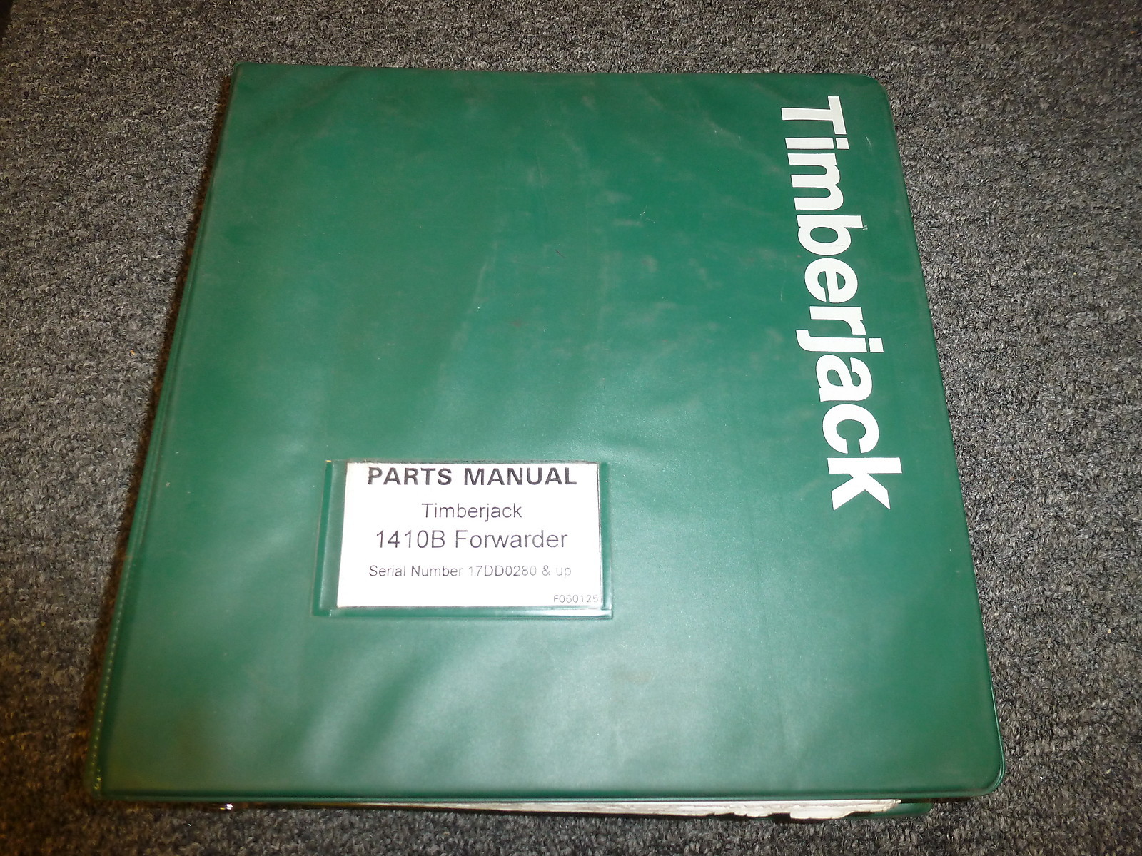 Timberjack 1410B Forwarder Skidder Logging Part Catalog Manual F060125 ...
