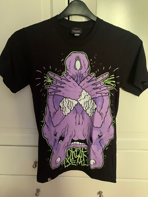 Vintage Drop Dead Clothing Black T Shirt Size XS Hardcore BMTH | eBay UK