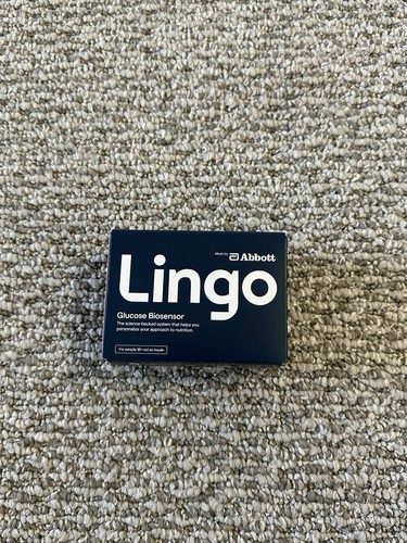 Lingo Continuous Glucose Biosensor Monitor (CGM) by Abbott - New Sealed ...