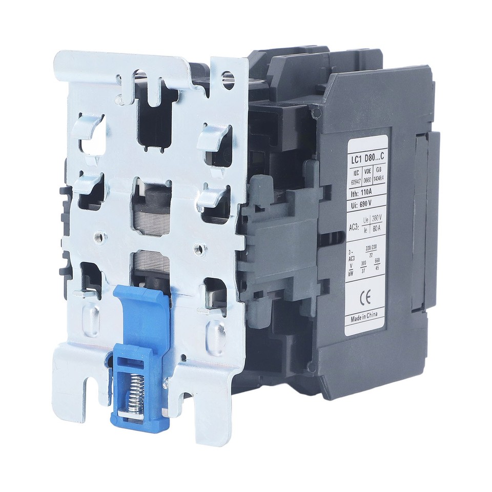 80A AC Contactor 1 Normally Open 1 Normally Closed LC1D80 Industrial ...