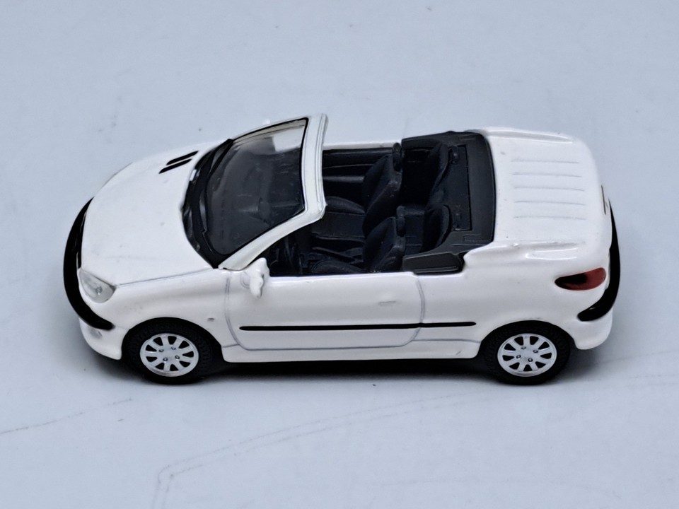 CARARAMA,PEUGEOT 206 Coupé Cabriolet White, 1/43, CAR21670 | eBay