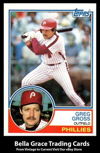 1983 Topps Greg Gross #279 Philadelphia Phillies MLB Baseball | eBay