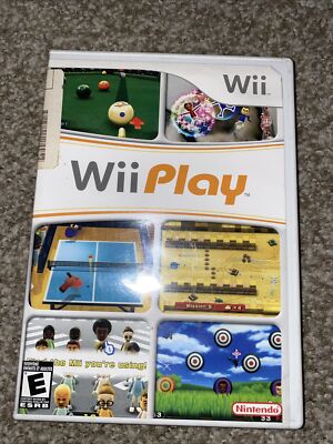 Wii Play Nintendo Wii 2007 CD Game with case and Manual 45496900069| eBay