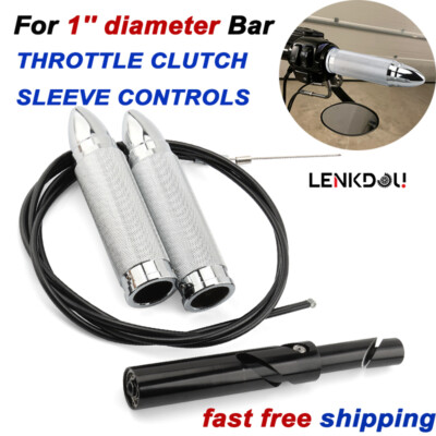 Chrome 25mm Internal Throttle Assembly For 1" Bars Harley Custom ...