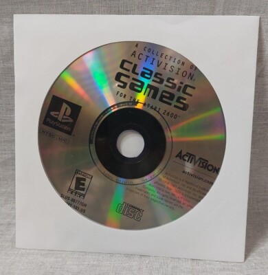 COLLECTION OF ACTIVISION CLASSIC GAMES FOR ATARI 2600 (PS1) - DISC ONLY ...