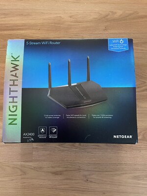 Netgear Nighthawk AX2400 5-Stream WiFi 6 Router - RAX30 Used. Tested ...