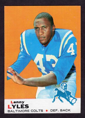 1969 TOPPS LENNY LYLES CARD NO:72 NM NEAR MINT CONDITION | eBay